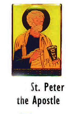 St Peter the Apostle Lapel Pin – Easterngiftshop
