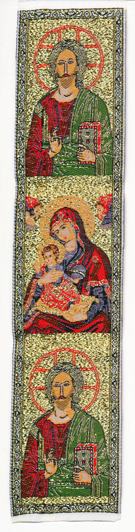Orthodox Woven Bookmark Christ Theotokos – Easterngiftshop