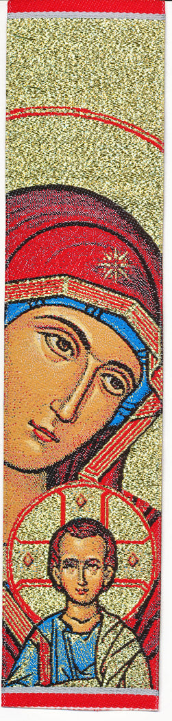 Orthodox Woven Bookmark Theotokos – Easterngiftshop